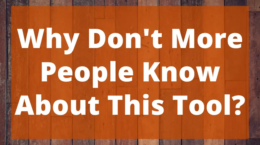 Why Don't More People Know About This Tool? - Top Woodworking Advice